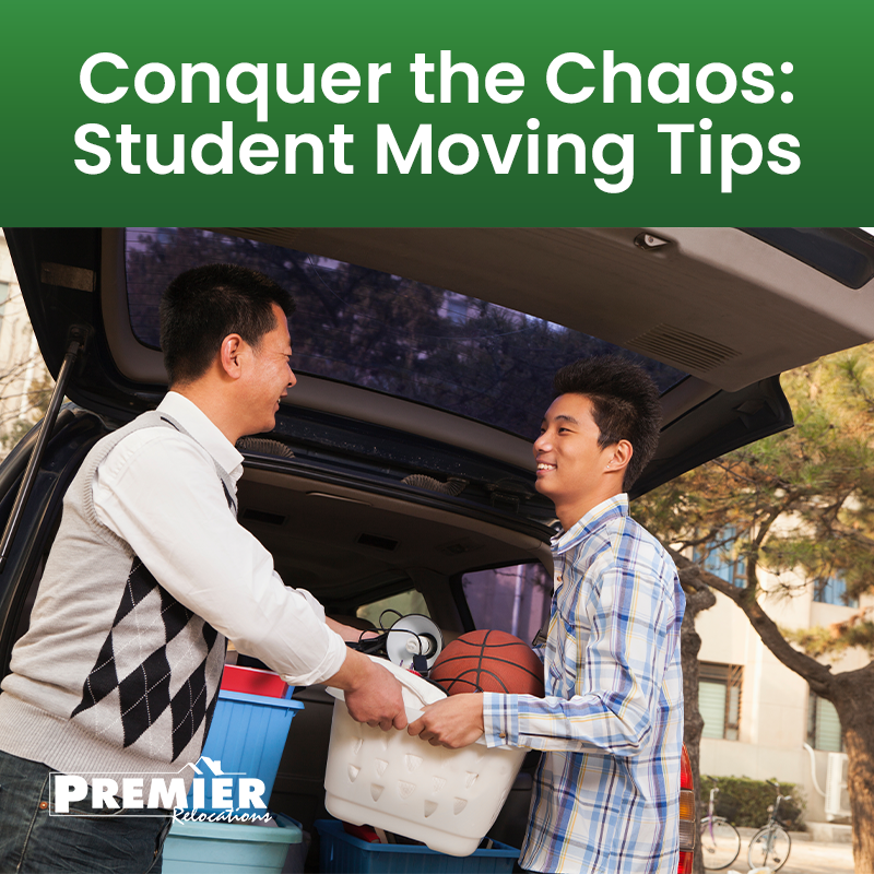 Conquer the Chaos: Student Moving Tips - Premier Relocations